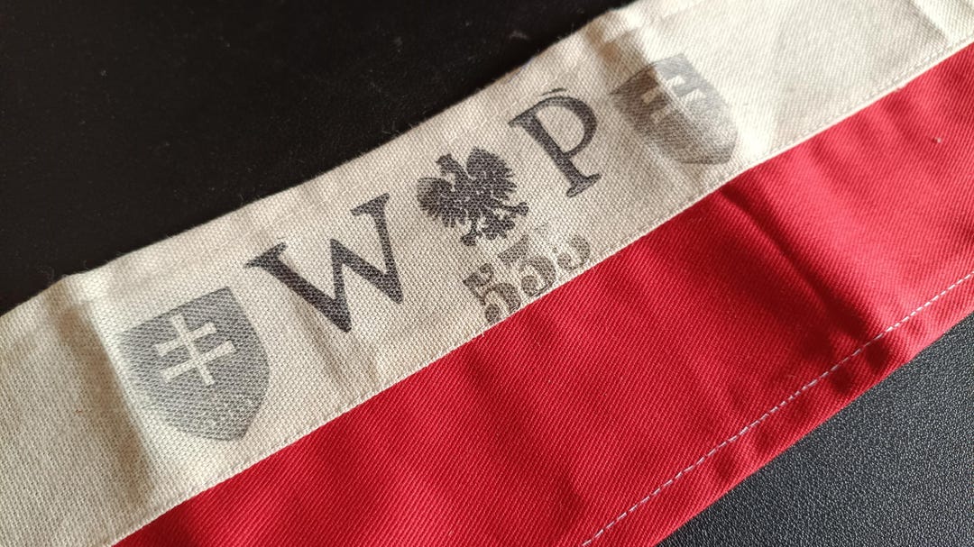 WW2 Polish Resistance Armband Slovak 535 Platoon Home Army (WP) Warsaw ...