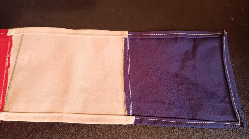 WW2 French Resistance Armband Red Cross of Lorraine Tricolour FFI ...