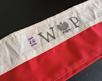 Repro WW2 Polish Kotwica Resistance Armband Home Army Armia Krajowa ...