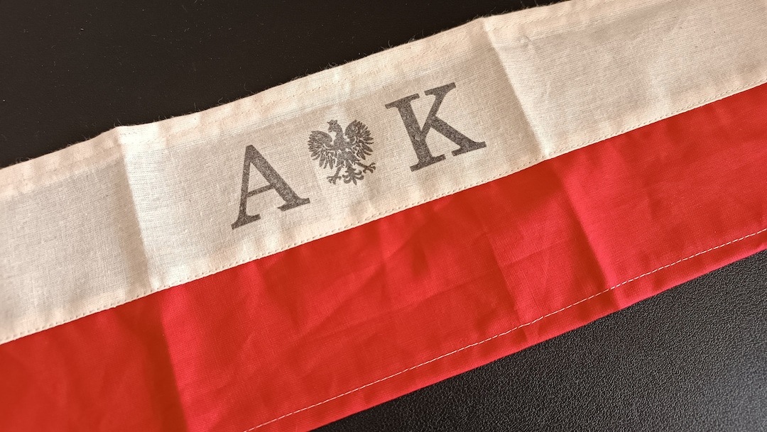 WW2 Polish Resistance Armband Polish AK Armia Krajowa & Eagle Home Army ...