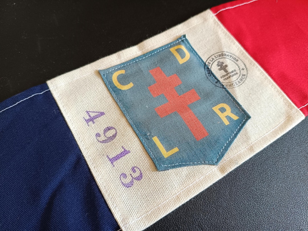 WW2 French Armband Ceux De La Resistance Cross of Lorraine FFI World ...