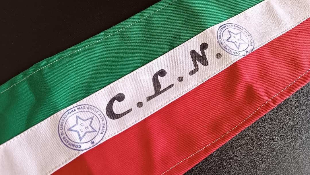 WW2 Italian Resistance Armband National Liberation Committee CLN Star ...