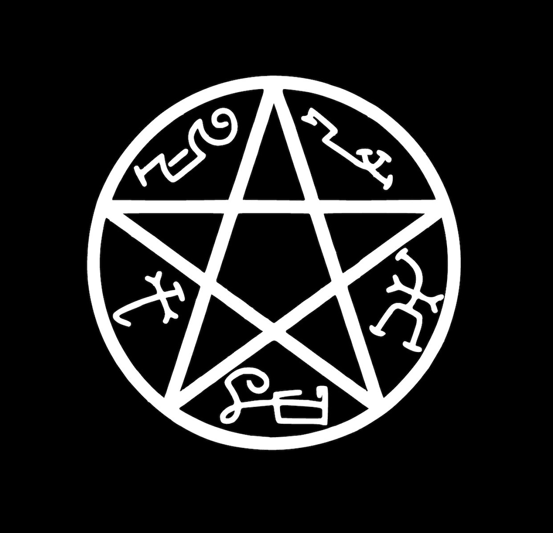 Devil's Trap Sigil - Supernatural TV Show Sigil - Etsy