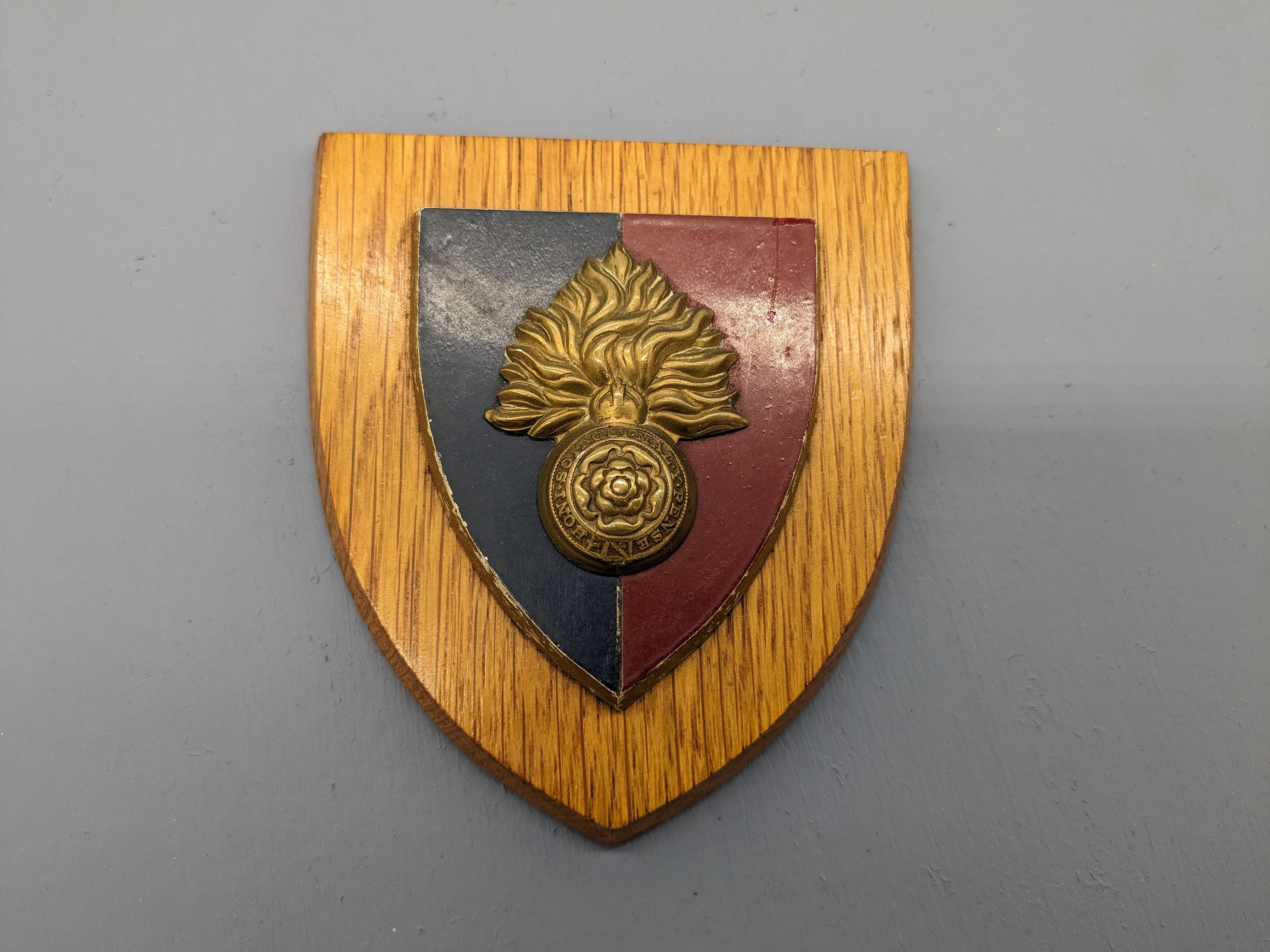 Royal Fusiliers Cap Badge Mounted on Oak Shield - Etsy