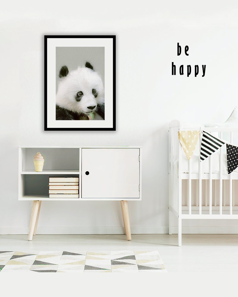 Panda Nursery Print Panda Bear, Baby Room Decor, New Baby Gift 8x10 ...