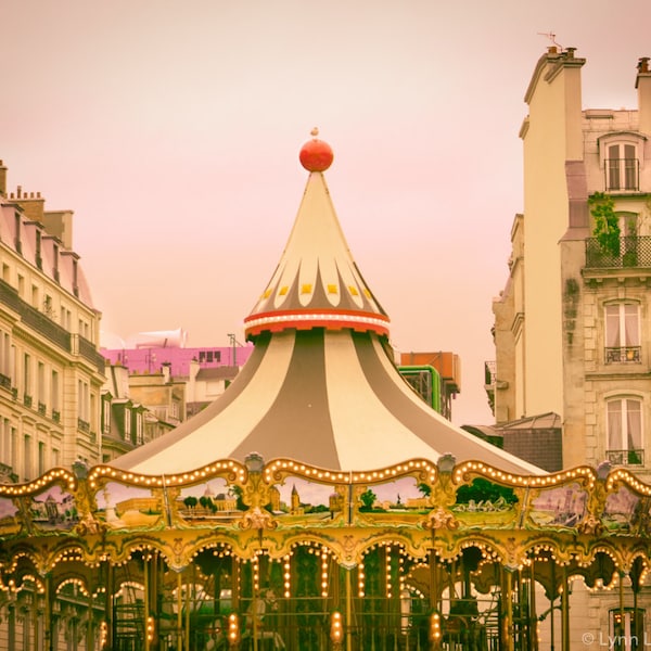Paris Carousel Photo - Etsy
