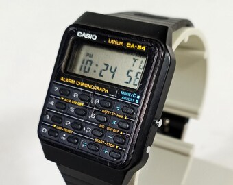 Rare Beautiful Casio CA-50 Calculator Watch Module 437/ Vintage Back to ...