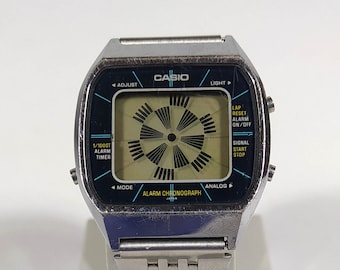 Blue Casio Watch - Etsy