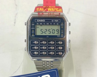 Vintage CASİO C-701 1978/rare/calculator/mens Watch - Etsy