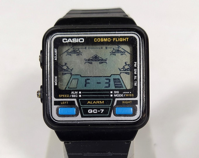 Casio GC-7 Cosmo Flight Game Watch Module 251 Nerd Vintage - Etsy