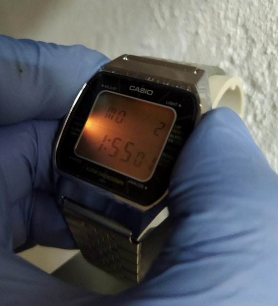 Reloj Casio A201 Blue Thunder A 201 Módulo 103 Vintage - Gem