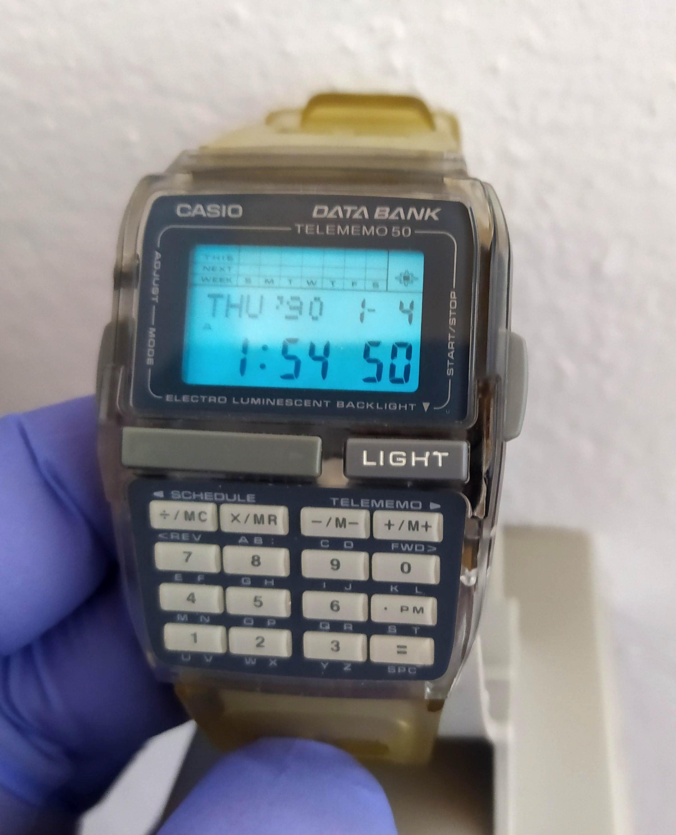 Casio DBC-63 Calculator Watch Module 1276 Vintage Nerd Data - Etsy