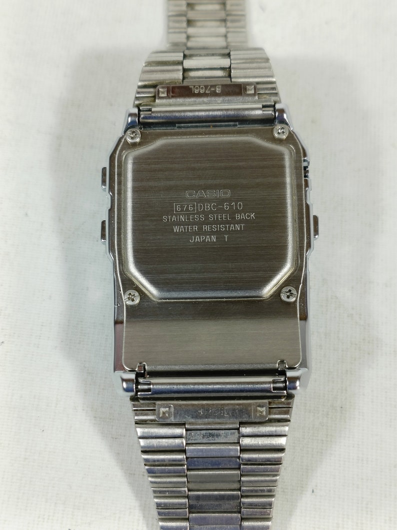 Casio DBC-610 With WR Symbol Calculator Data Bank Watch Module - Etsy