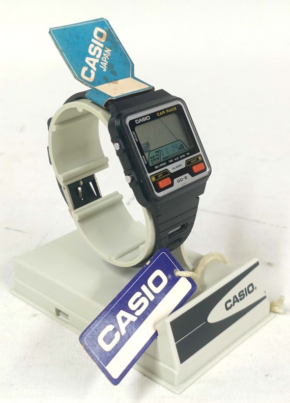 Casio GD-8 Car Race Game Watch Module 233 Vintage - Gem