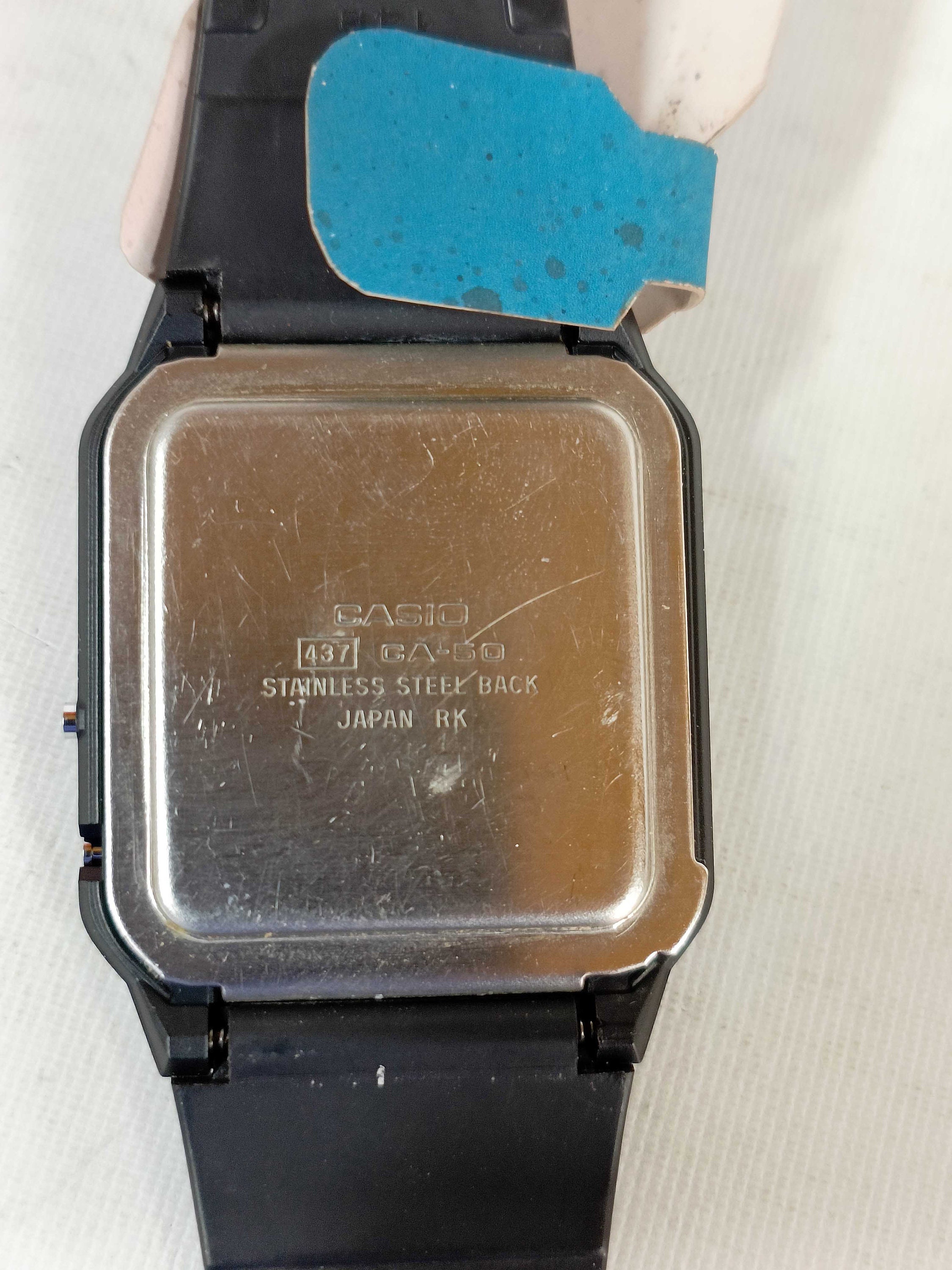 Casio CA-50 Calculator Watch Module 437 Vintage Back to the - Etsy