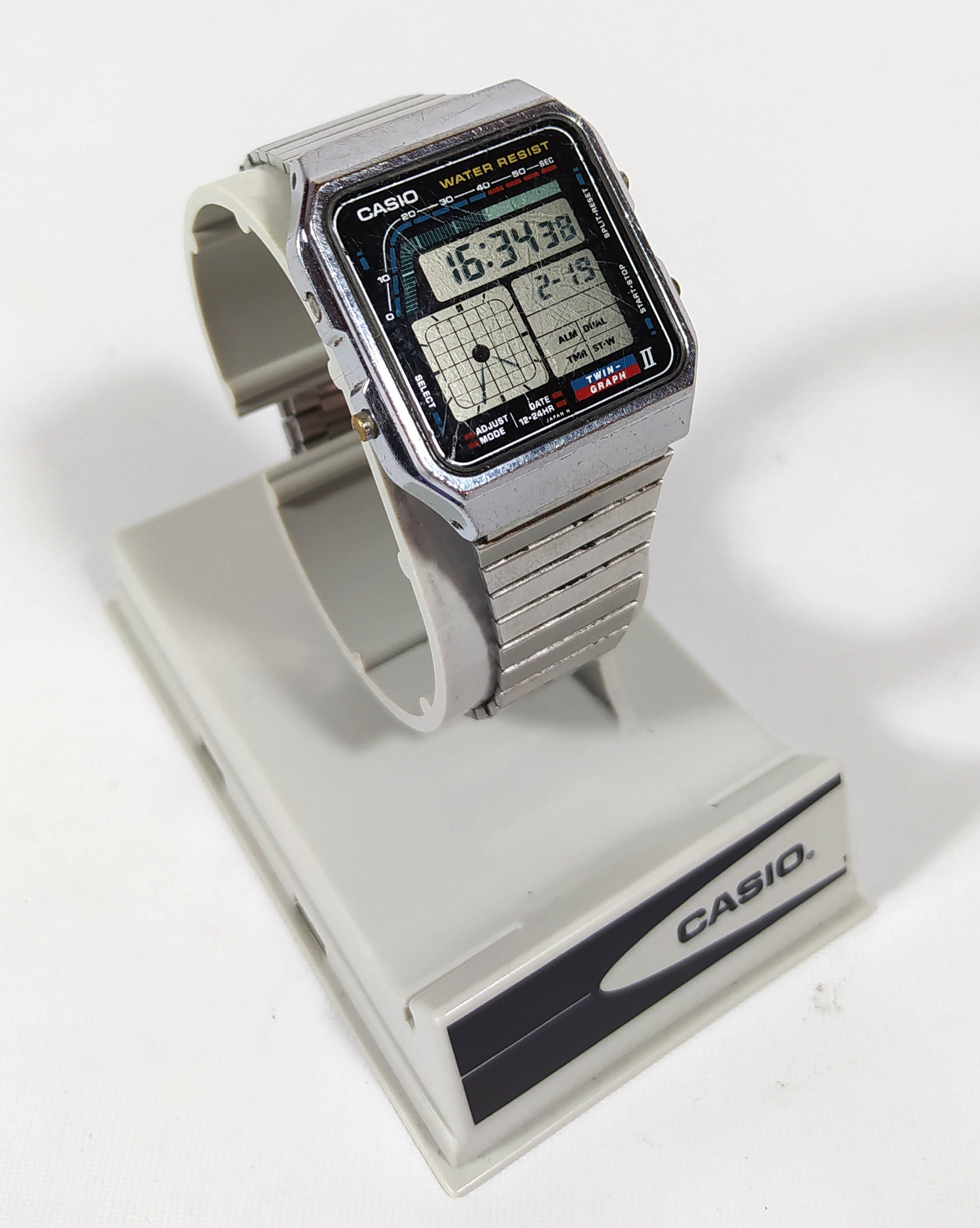 Casio AE-220 Twin-graph II Ana Digi Watch Module 808 Twin - Etsy