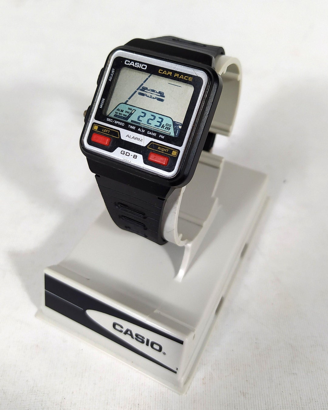 Casio GD-8 Car Race Game Watch Module 233 Vintage - Etsy