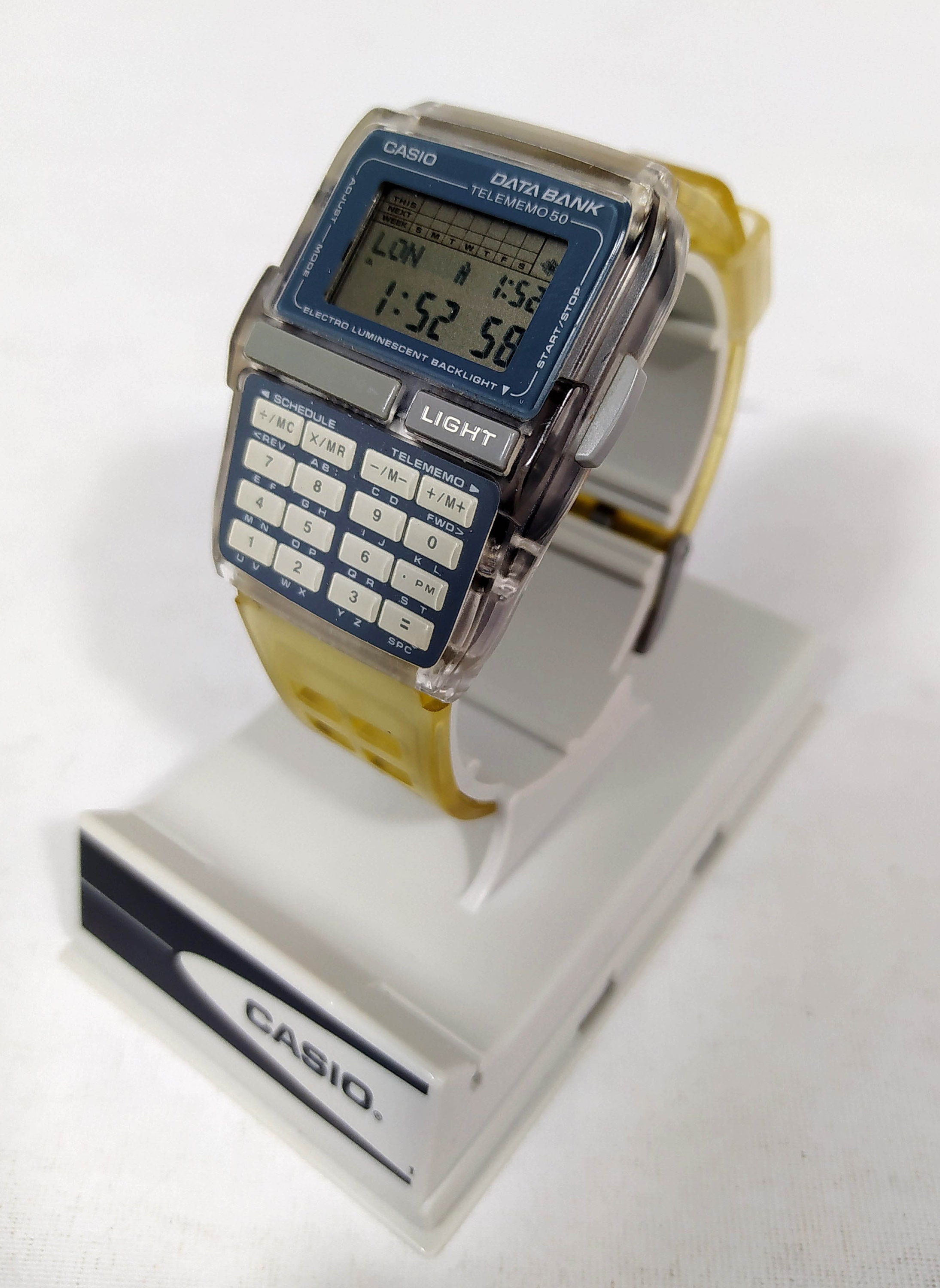 Casio DBC-63 Calculator Watch Module 1276 Vintage Nerd Data - Etsy