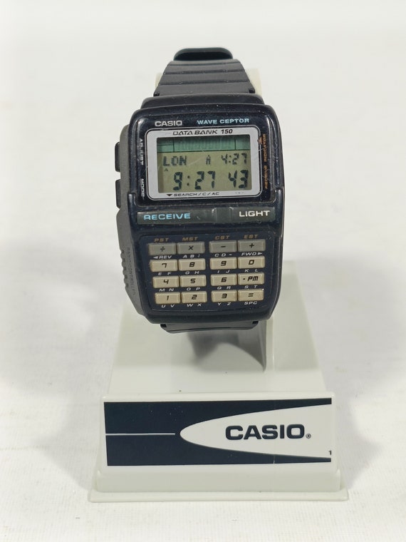 Casio DBC-W150 Calculator Wave Ceptor Data Bank Watc… - Gem