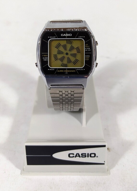 Reloj Casio A201 Blue Thunder A 201 Módulo 103 Vintage - Gem