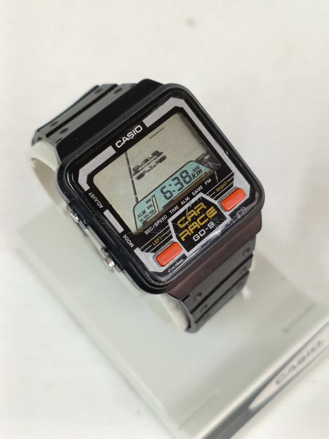 Casio GD-9 Car Race Game Watch Module 233 Vintage - Etsy