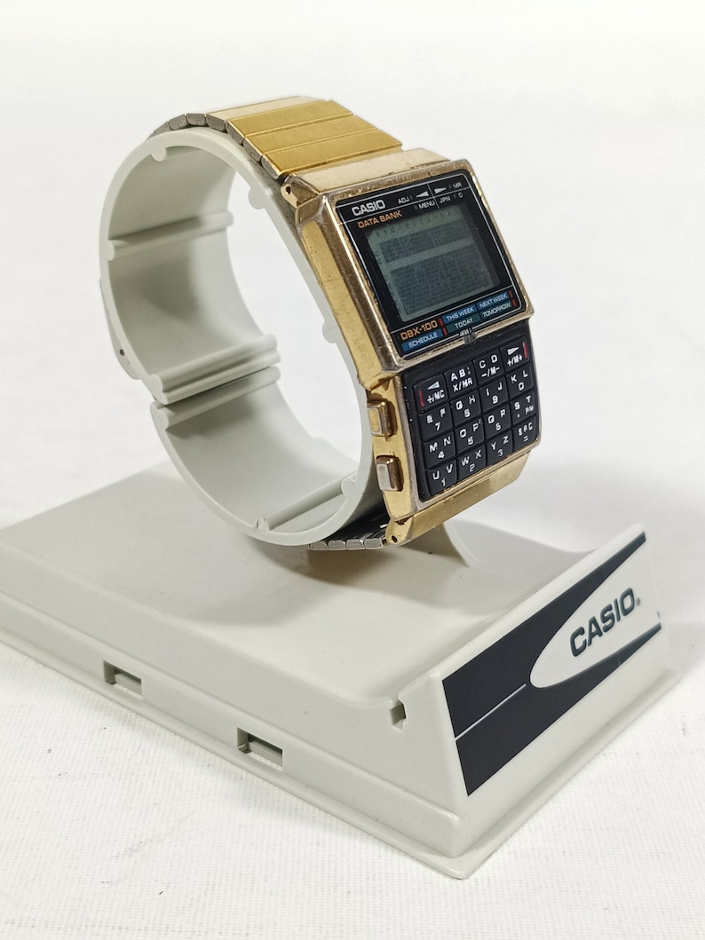 Casio DBX-100 Gold Calculator Data Bank Watch Module 261 - Etsy