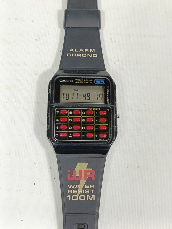Casio CA-62 Variante Roja Calculadora Reloj Módulo 48… - Gem