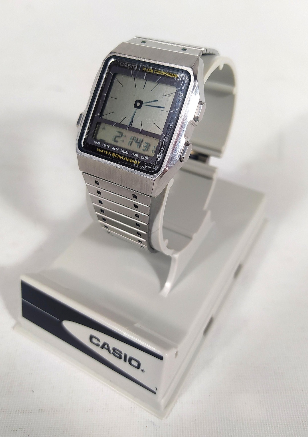 Buy Casio AE-90W Ana Digi Watch Module 187 Vintage Online in India - Etsy