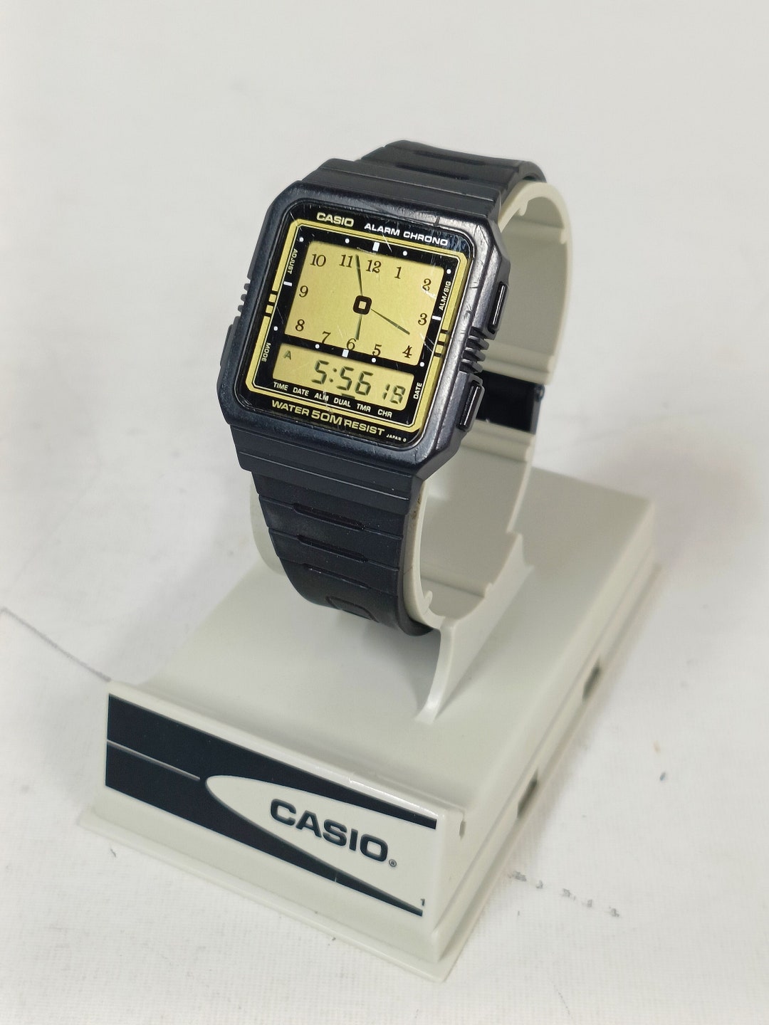 Casio AE-8W Ana Digi Watch Module 188 Vintage - Etsy