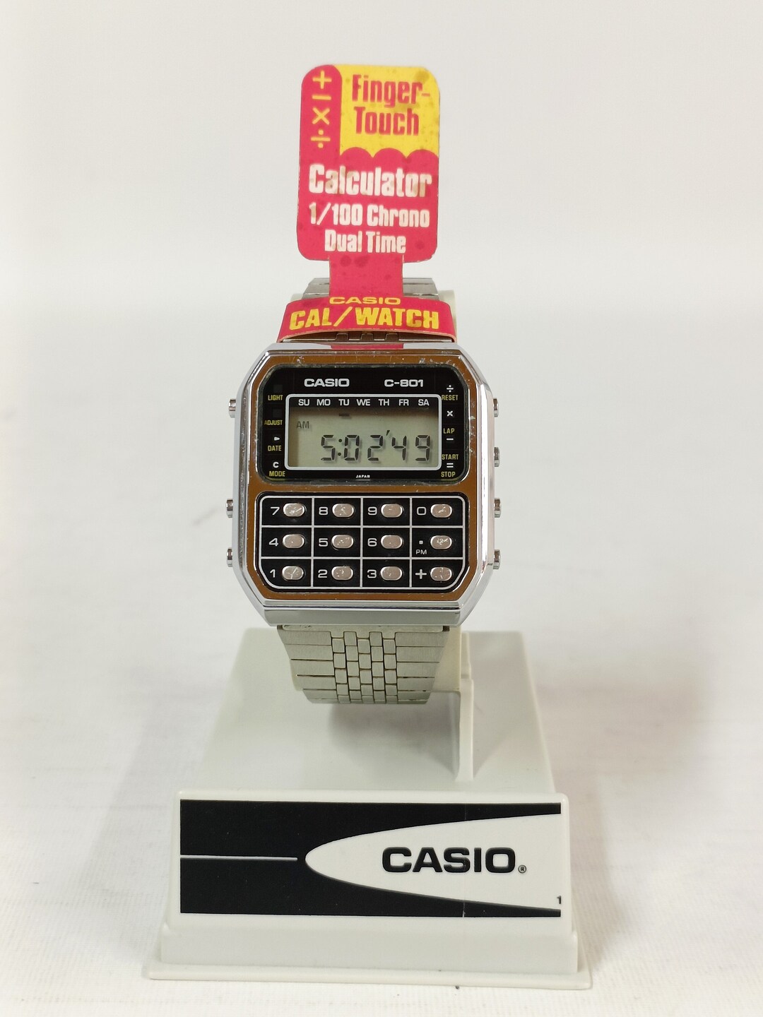 Casio C-801 Calculator Watch Module 133 First Casio Calculator - Etsy