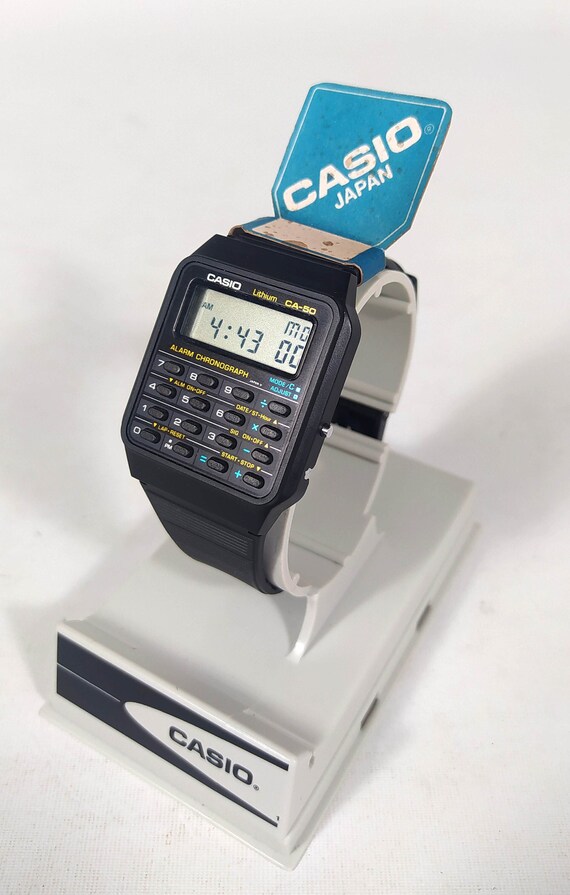Casio CA-50 Calculator Watch Module 437 Vintage Back to the | Etsy