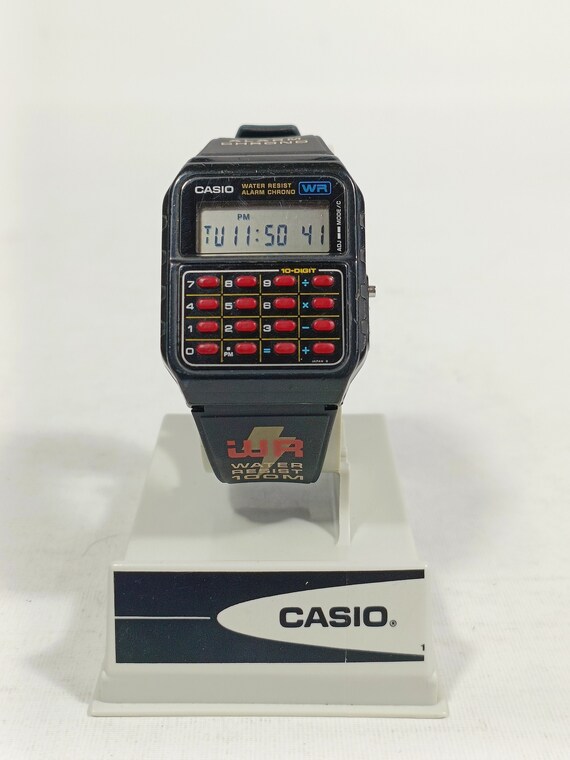 Casio CA-62 Variante Roja Calculadora Reloj Módulo 48… - Gem