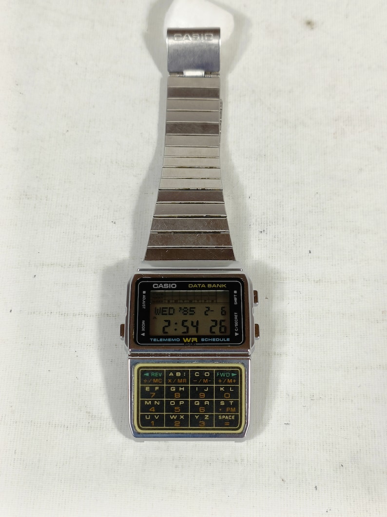 Casio DBC-610 With WR Symbol Calculator Data Bank Watch Module - Etsy