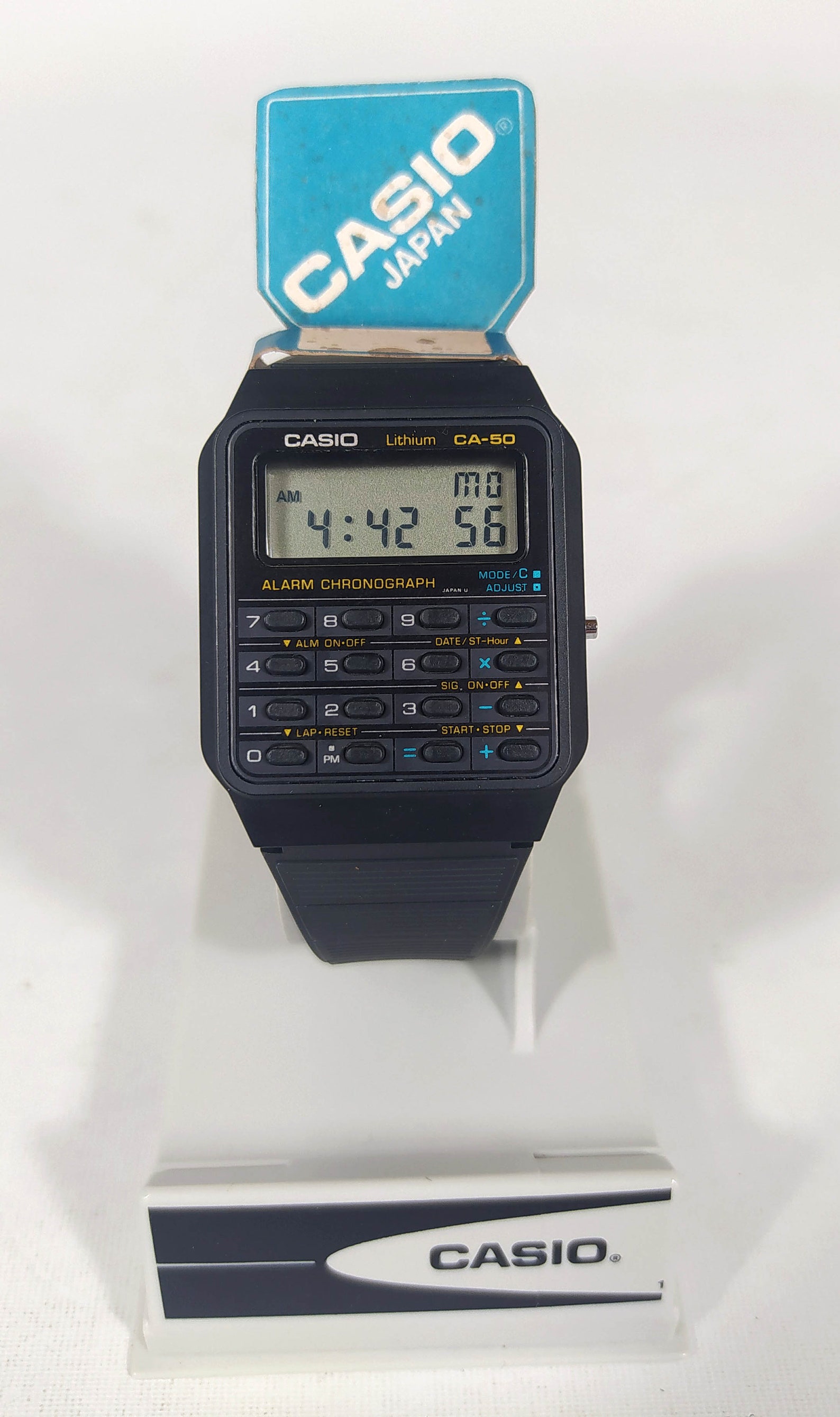 Casio CA-50 Calculator Watch Module 437 Vintage Back to the | Etsy