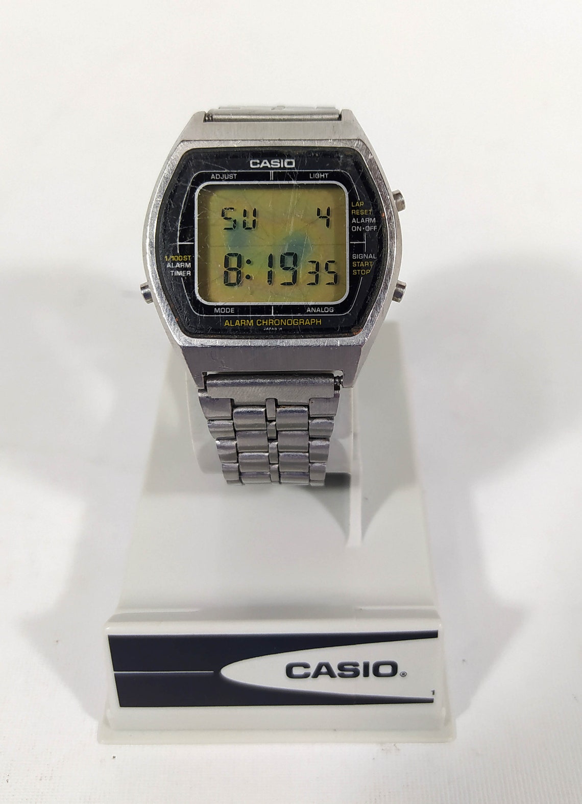 Casio AA84 Blue Thunder Watch Module 103 Ana Digi Vintage | Etsy