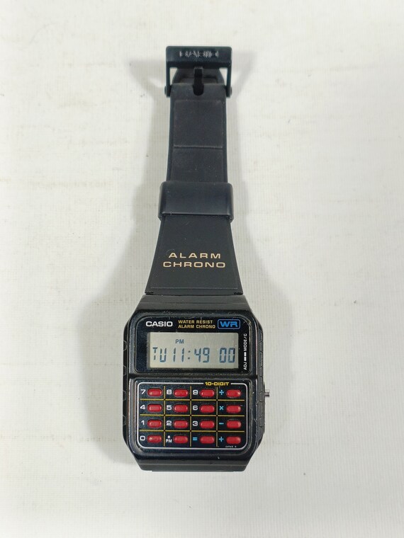 Casio CA-62 Variante Roja Calculadora Reloj Módulo 48… - Gem