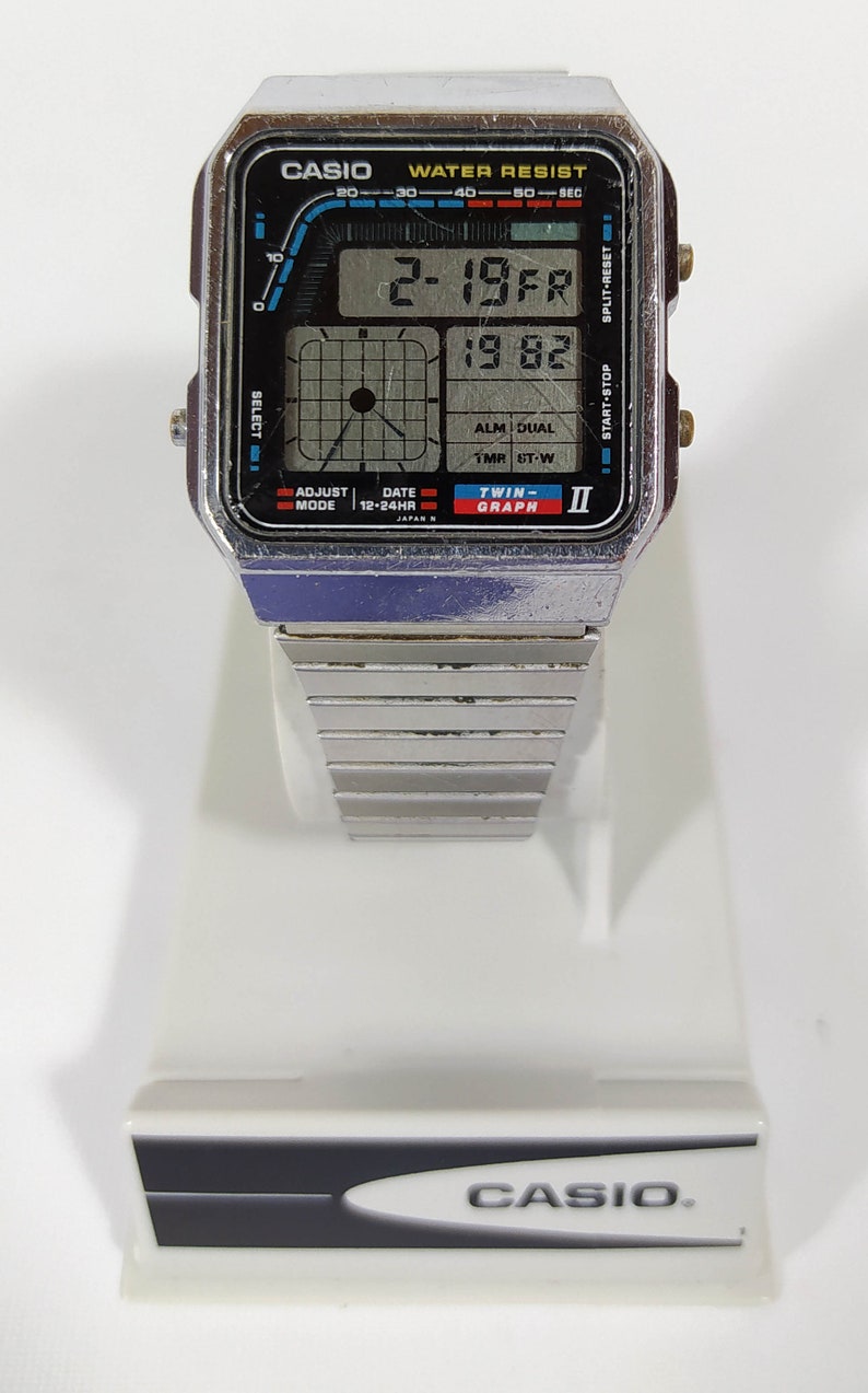 Casio AE-220 Twin-graph II Ana Digi Watch Module 808 Twin | Etsy