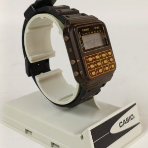 Casio C-80 Brown Version Calculator Watch Module 133 First Casio ...