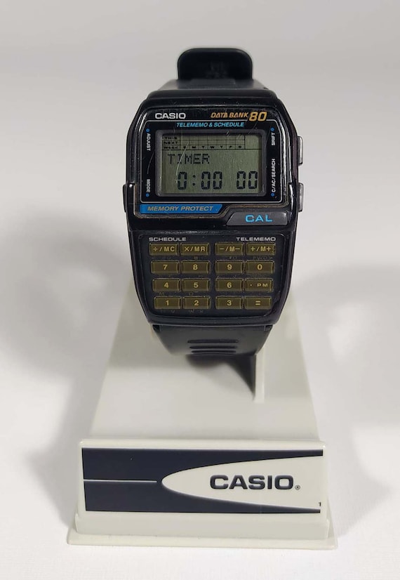 Casio DBC-80 Calculadora Reloj Módulo 1486 Banco de D… - Gem