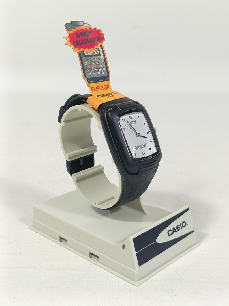 Casio FTP-10 White Version Flip Top Casio Watch Module 760 Vintage - Etsy