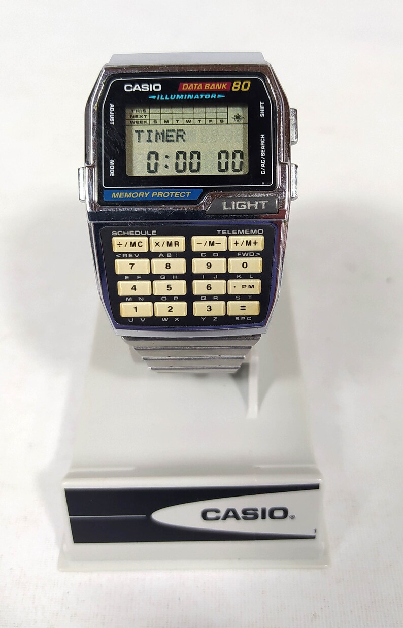Casio DBC-810 Calculatrice Montre Module 1476 vintage Nerd | Etsy France
