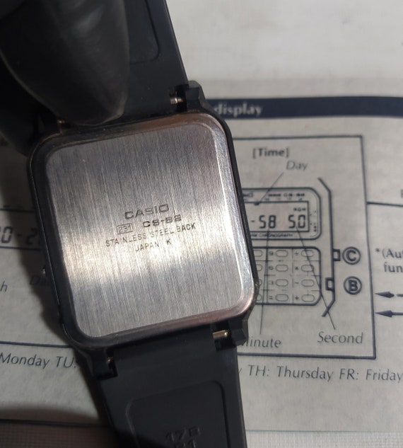 Casio CS-82 Calculator Watch Module 231 Vintage - Gem