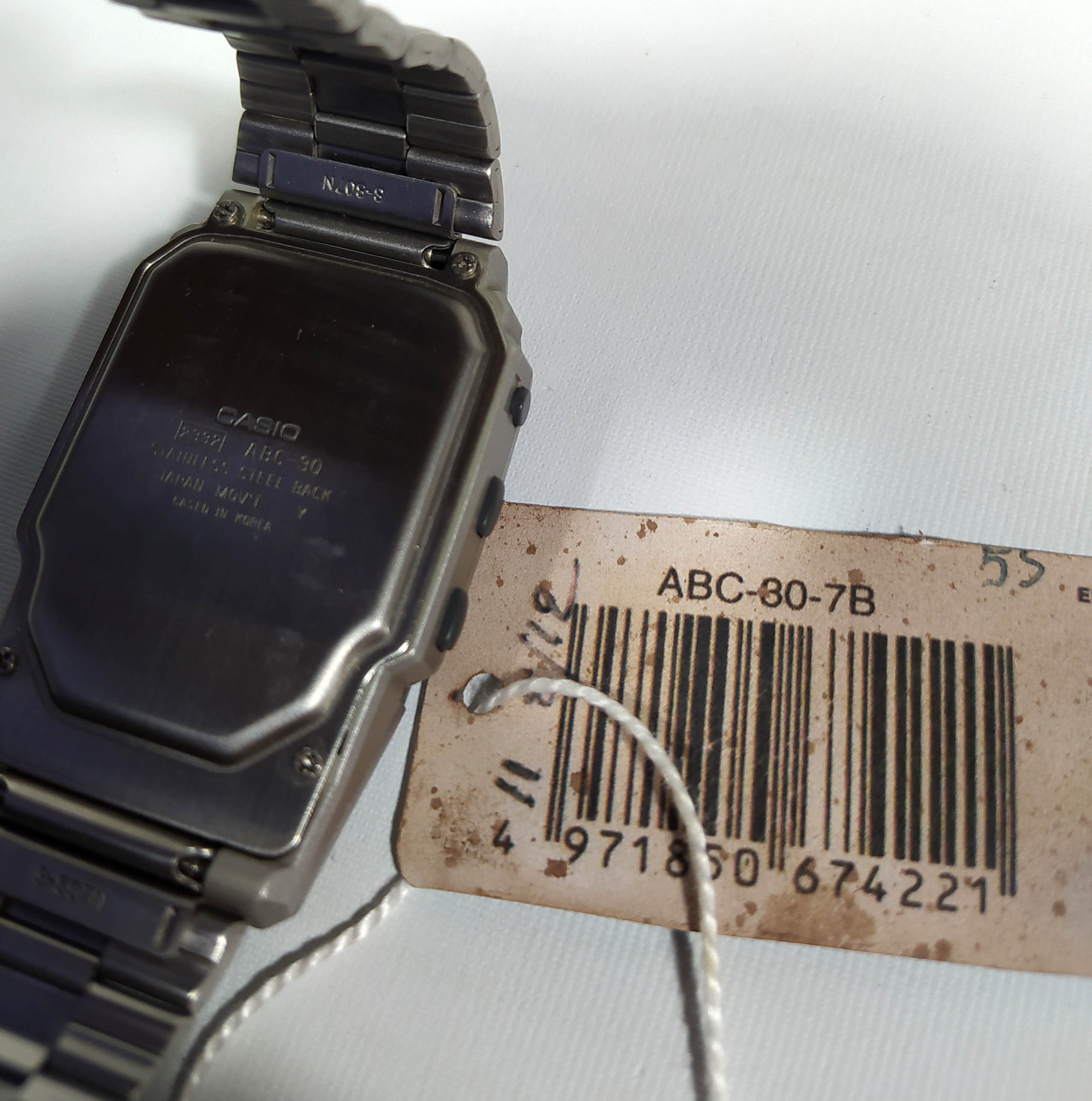 Casio ABC-30 Calculator Data Bank Watch Module 2332 | Etsy