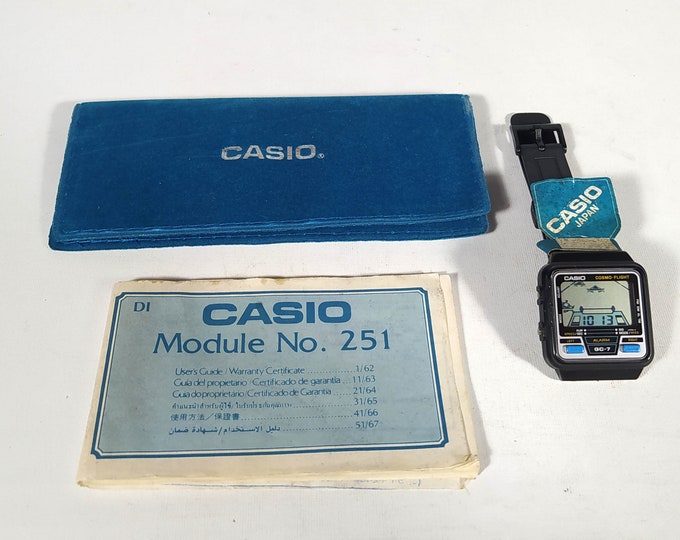 Casio GC-7 Cosmo Flight Game Watch Module 251 - Etsy