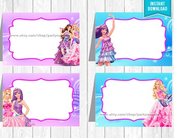 Barbie labels | Etsy