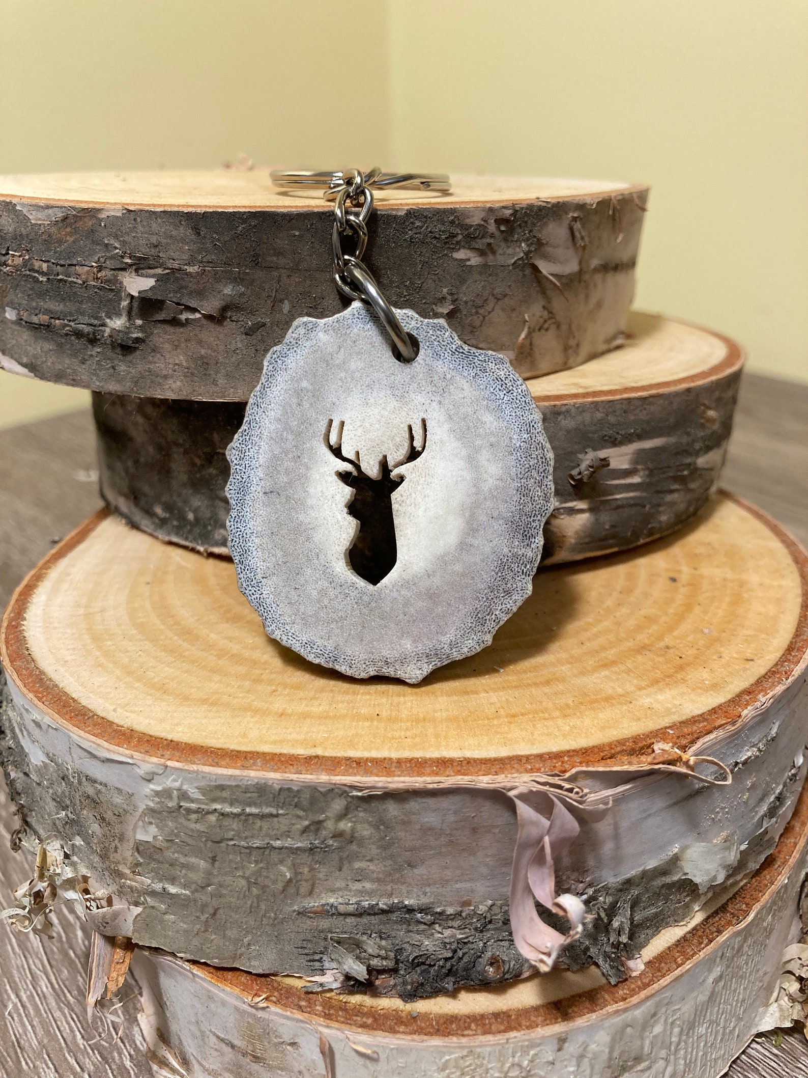 Moose Antler Keychain Antler Gift Shed Antler Antler - Etsy