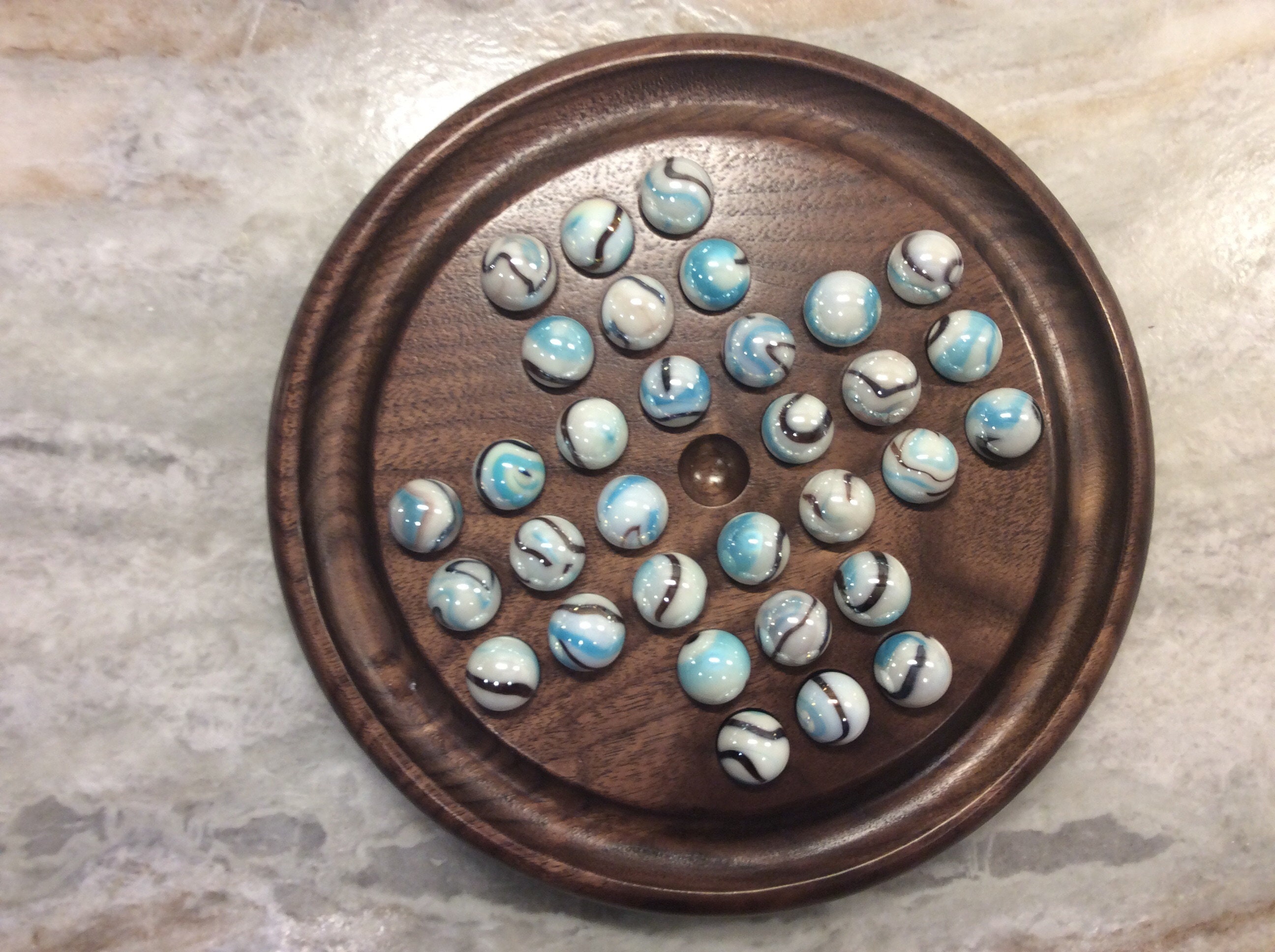 Marble Solitaire - Etsy