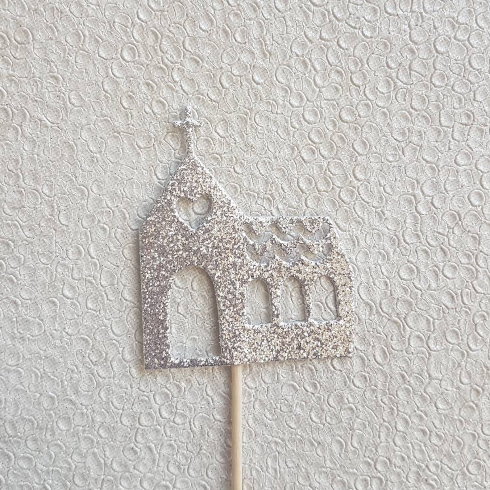 Church Cake Topper Chapel Cake Topper Wedding Cupcakes - Etsy