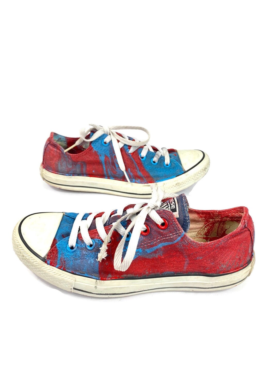 Vintage Converse, All-star Converses, Short Top, Painted 90's Converse ...