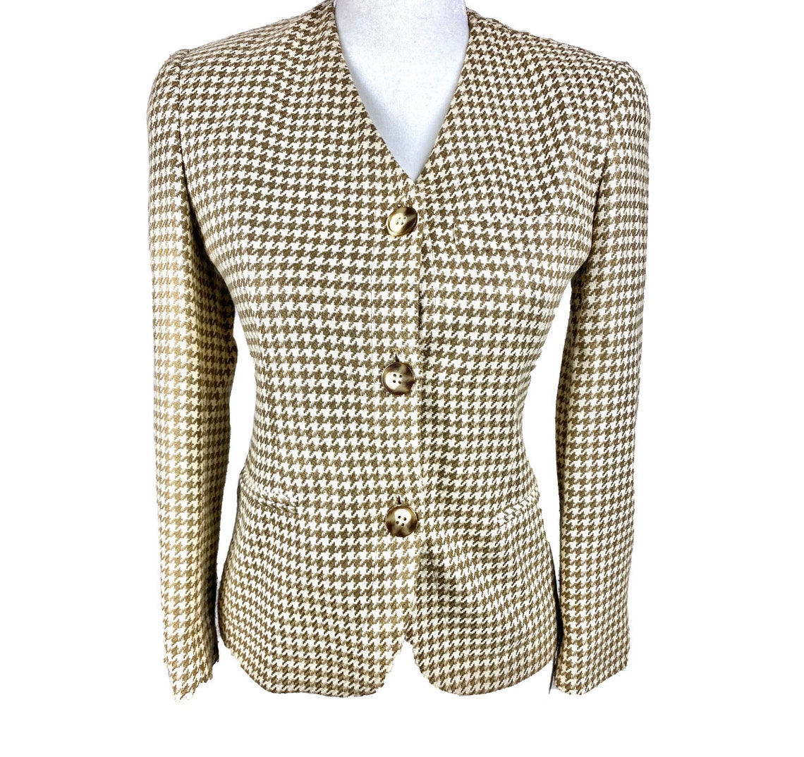 Vintage Womens Suit 90's Clothing Vintage Houndstooth - Etsy